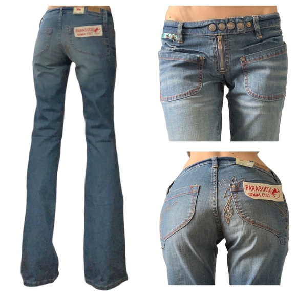 Parasuco | Jeans | Nwt Parasuco Denim Cult Vintage Light Blue Flared ...